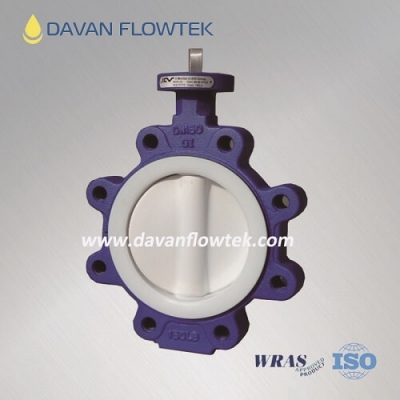 PTFE butterfly valve - Davan flowtek