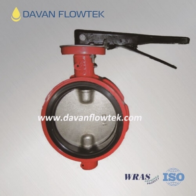 Wafer type butterfly valve - Davan flowtek