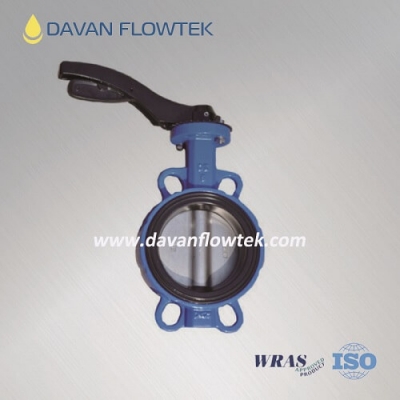 Wafer type butterfly valve - Davan flowtek