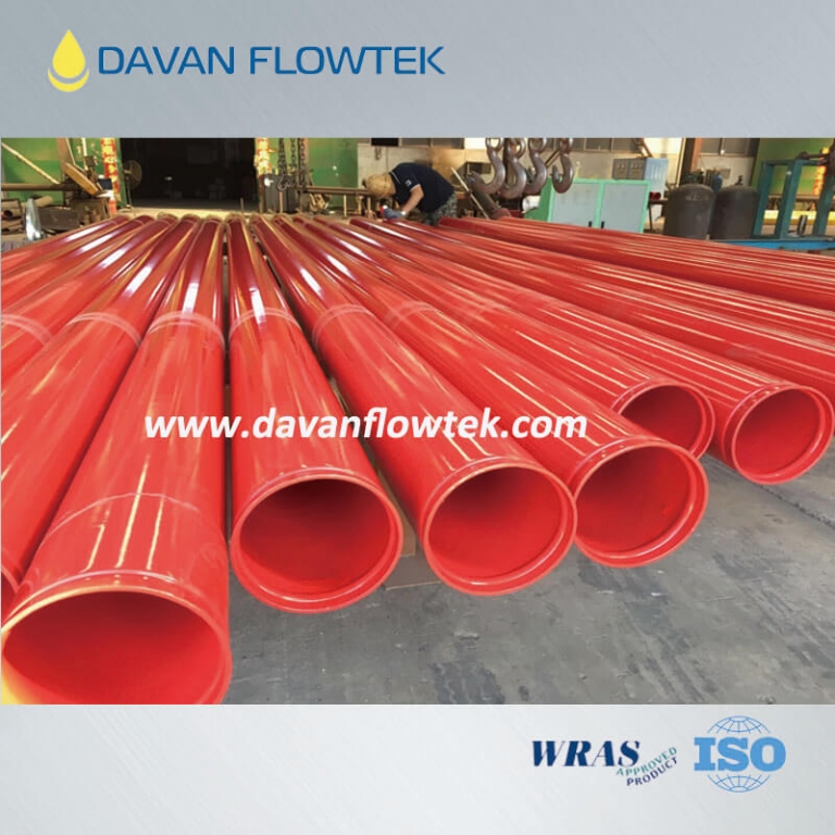 FBE coating steel pipe with 3PE coated finishing - Davan flowtek