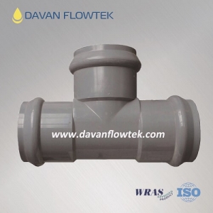 upvc tee socket for upvc pipeline - Davan flowtek